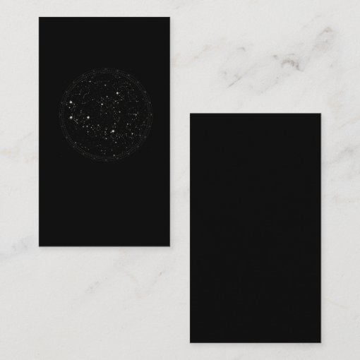Astronomy Sky Map Stars Horoscope Constellation Business Card | Zazzle