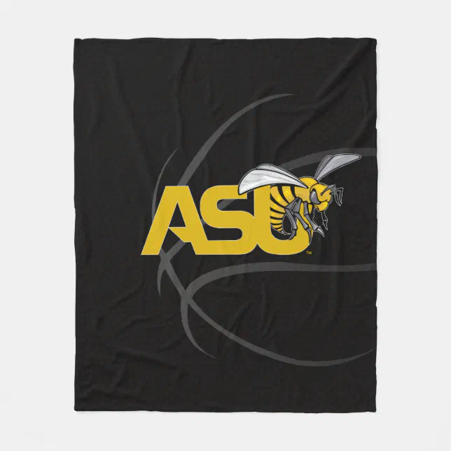ASU Hornet Basketball Fleece Blanket | Zazzle