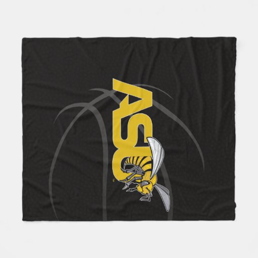 ASU Hornet Basketball Fleece Blanket | Zazzle