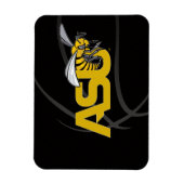 ASU Hornet Basketball Magnet | Zazzle
