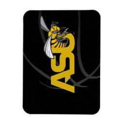 ASU Hornet Basketball Magnet | Zazzle