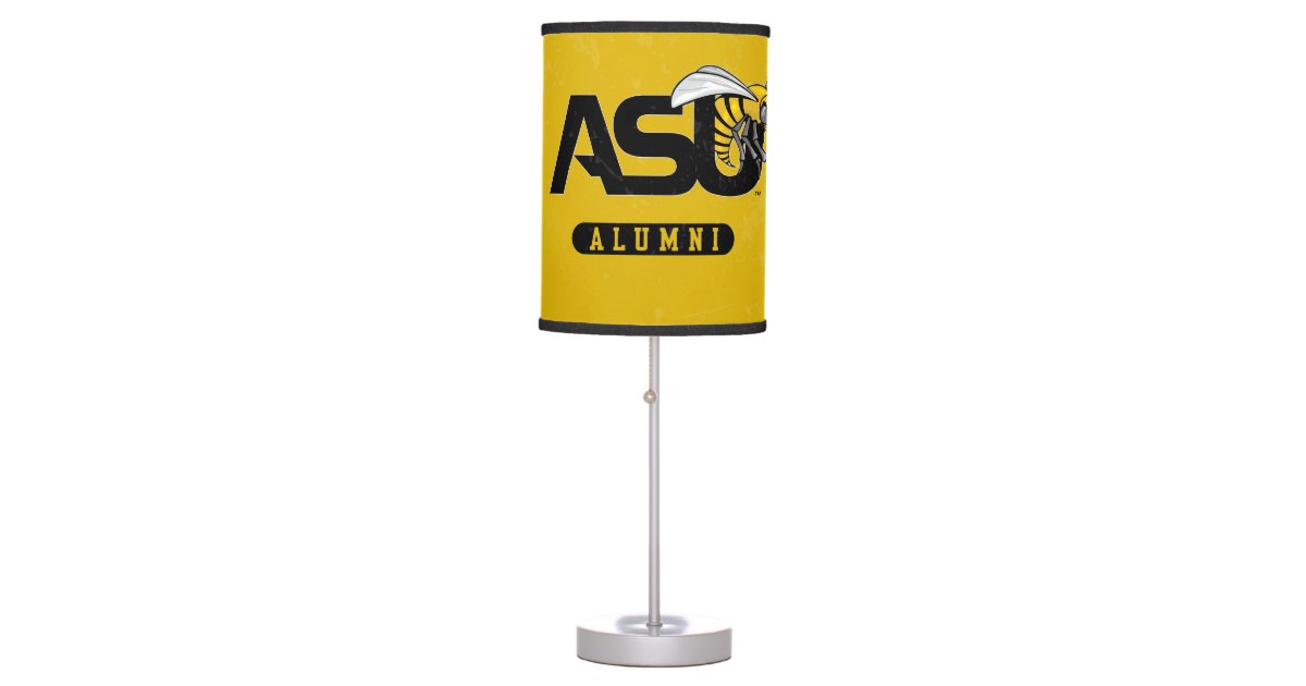 ASU Hornet Distressed Table Lamp | Zazzle