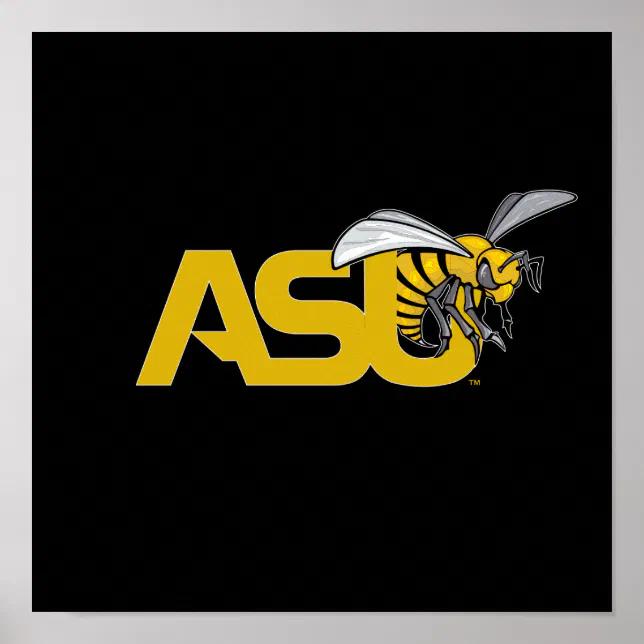ASU Hornet Mark logo Poster | Zazzle