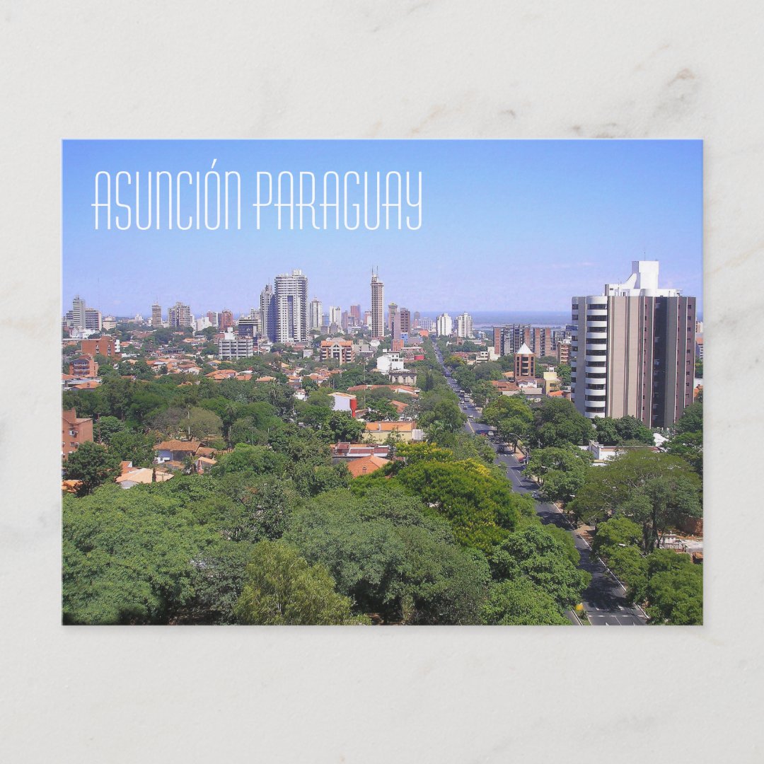 Asunción Paraguay Postcard | Zazzle