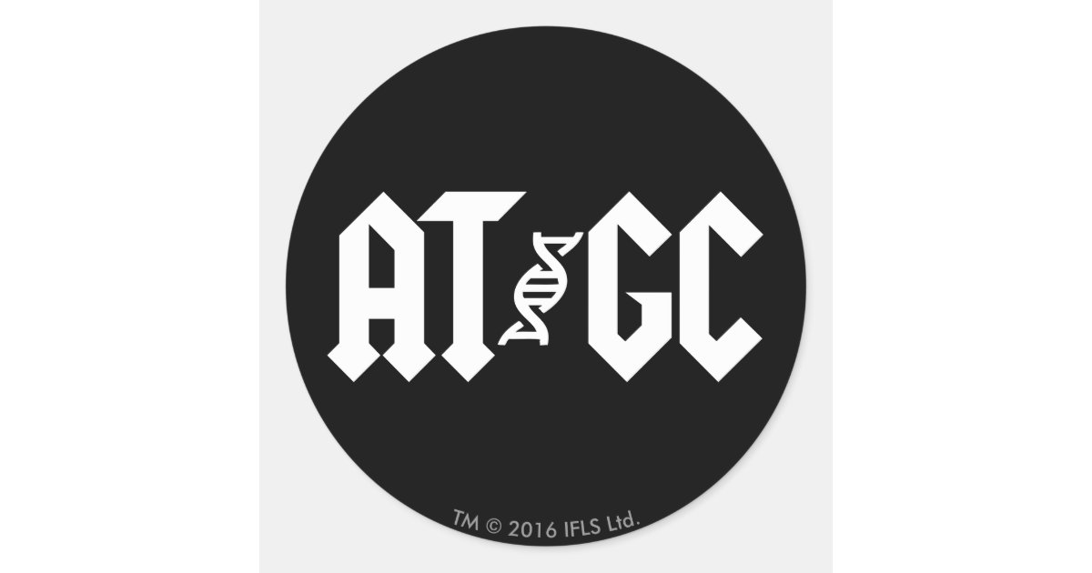 AT_GC CLASSIC ROUND STICKER | Zazzle