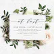 At Last Black Modern Minimalist Script Wedding Invitation | Zazzle