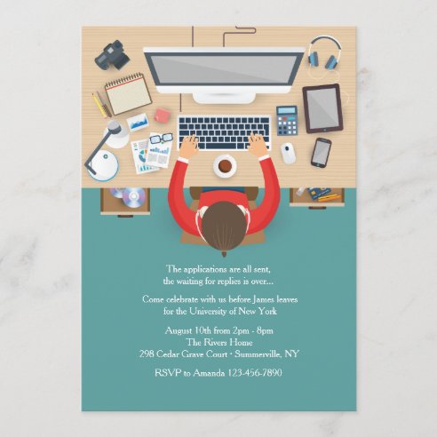 Computer Invitations | Zazzle