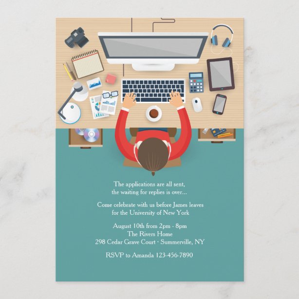 Computer Invitations | Zazzle