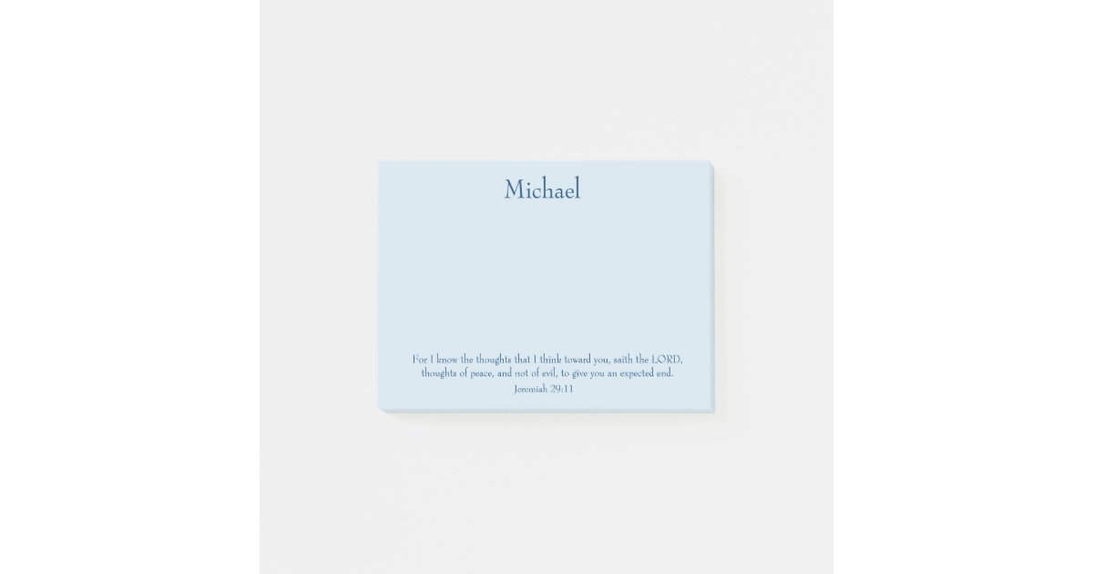 At Peace Christian Post-it Notes | Zazzle