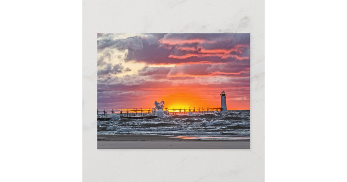 At the Beginning of the Sunset Postcard | Zazzle