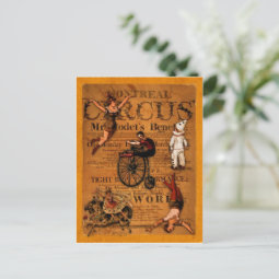 At the Circus Postcard | Zazzle