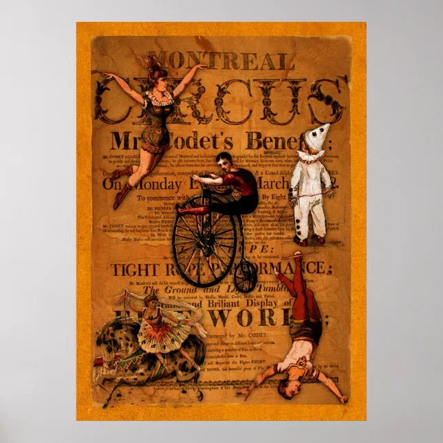 At the Circus Poster | Zazzle