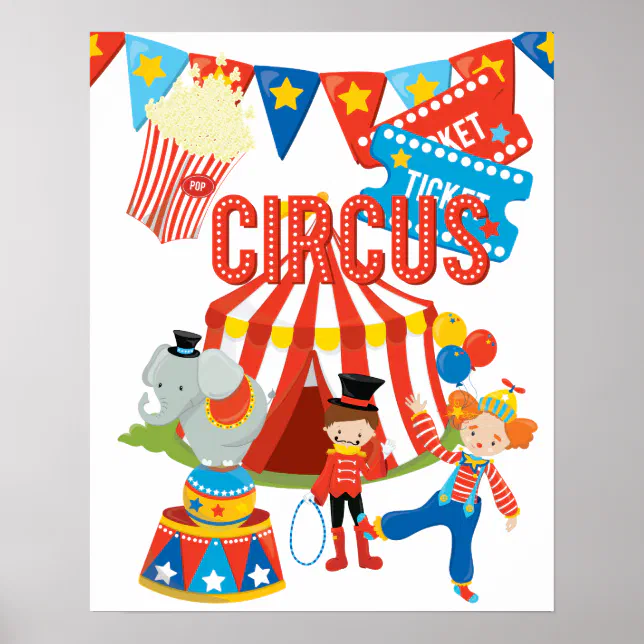 At The Circus Poster | Zazzle
