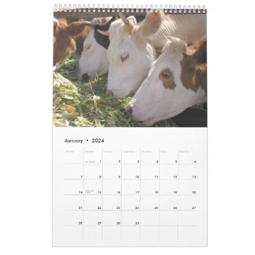 At The Farm 2021 Calendar | Zazzle