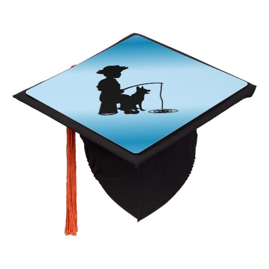 At the Fishing Hole Graduation Cap Topper | Zazzle.com