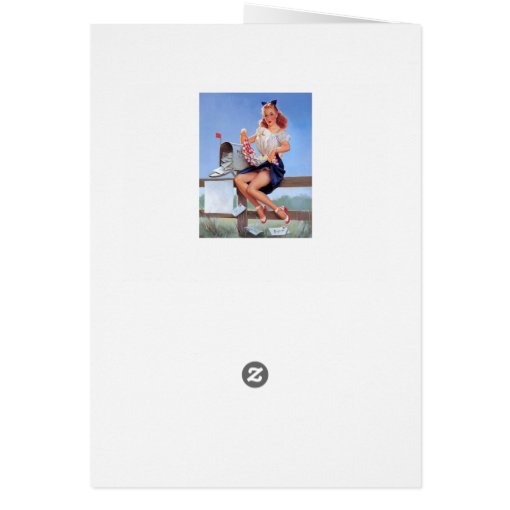 At the Mailbox Pin Up | Zazzle