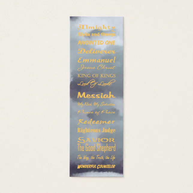 at the name of Jesus... Bookmark | Zazzle