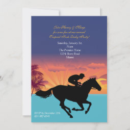 At the Races Invitation | Zazzle