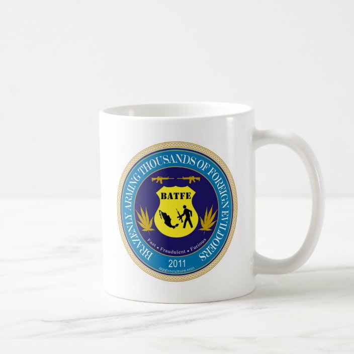 ATF / BATFE Spoof Logo Mug | Zazzle.com