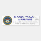 ATF convenience store Bumper Sticker | Zazzle.com