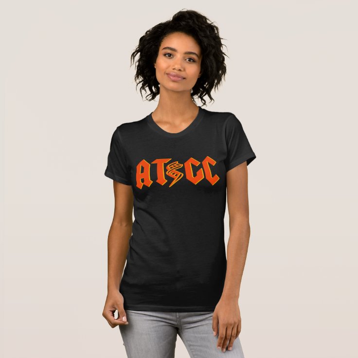 ATGC DNA Shirt - Orange/Red | Zazzle