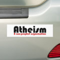 Atheism Bumper Sticker | Zazzle