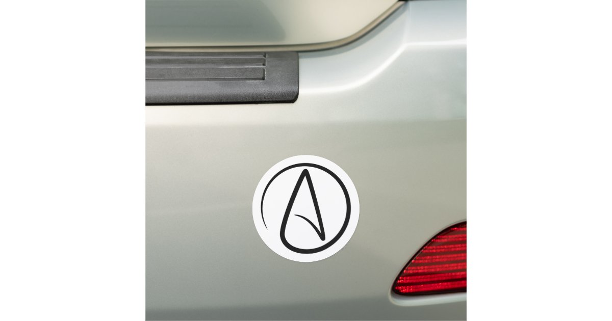 Atheism Symbol - Atheist Sign | Zazzle