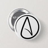 Atheism Symbol - Atheist Sign Button | Zazzle