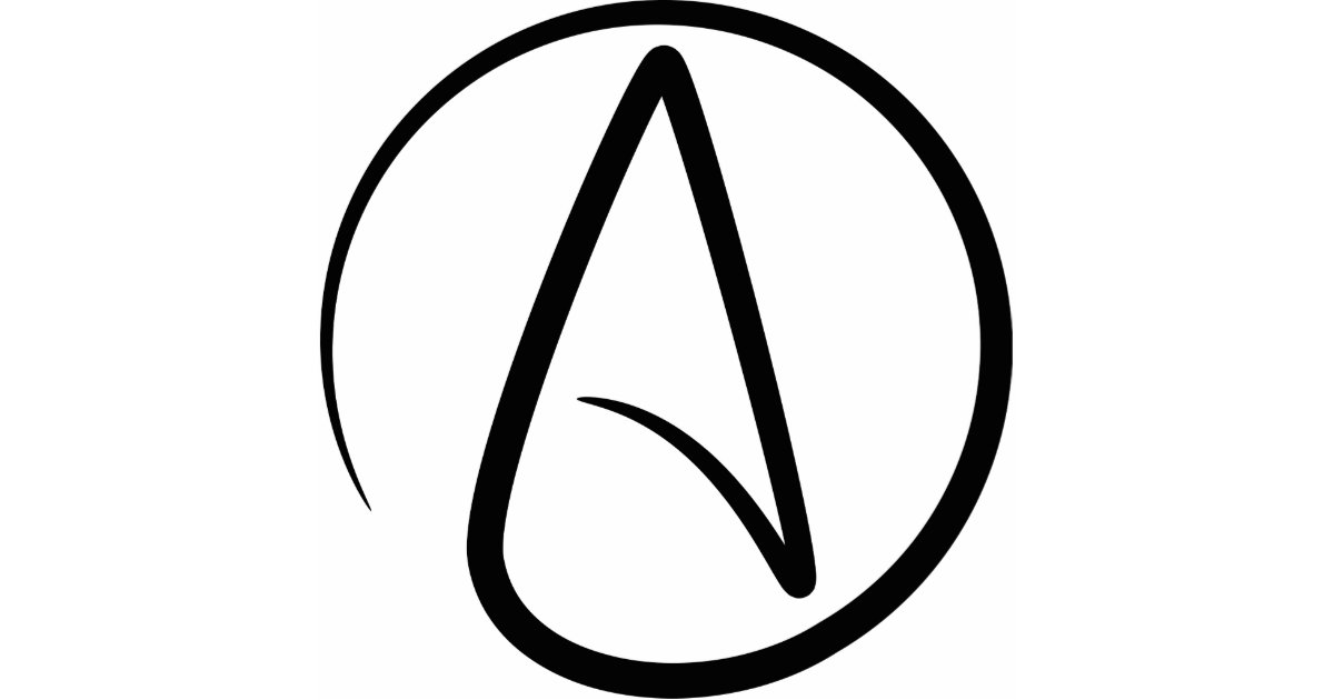 Atheism Symbol - Atheist Sign Cutout | Zazzle