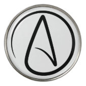 Atheism Symbol - Atheist Sign Golf Ball Marker | Zazzle