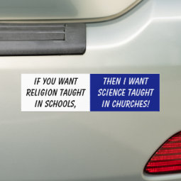 Atheist Bumper Sticker | Zazzle