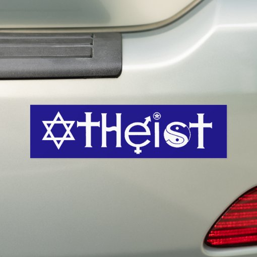 Atheist Bumper Sticker | Zazzle