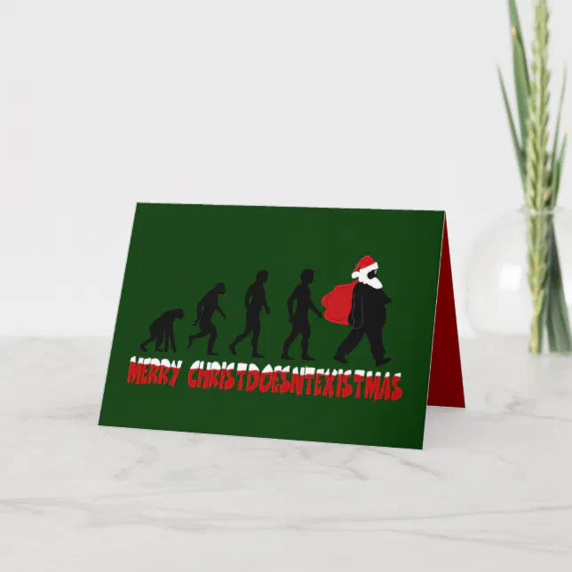 Atheist Christmas Holiday Card | Zazzle