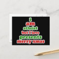 Atheist Christmas Holiday Postcard | Zazzle