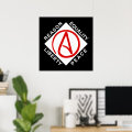 Atheist logo poster | Zazzle