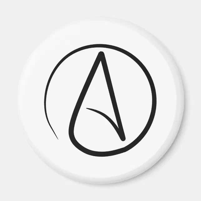 Atheist Symbol Magnet | Zazzle