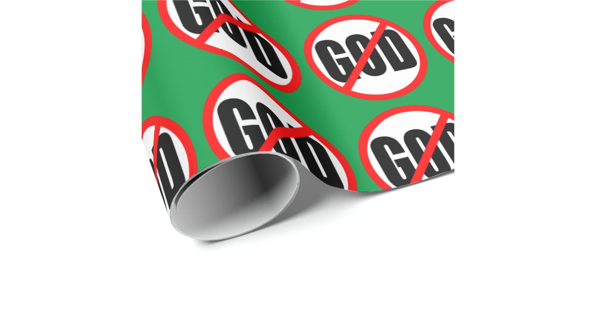 ATHEIST WRAPPING PAPER | Zazzle