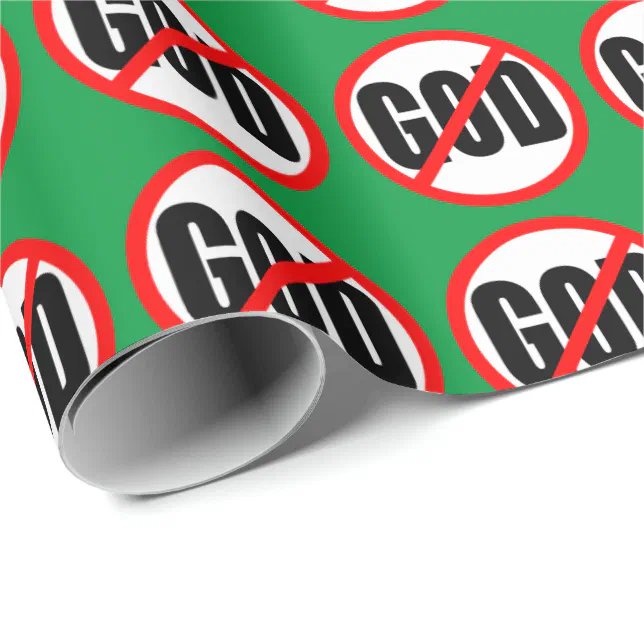 ATHEIST WRAPPING PAPER | Zazzle