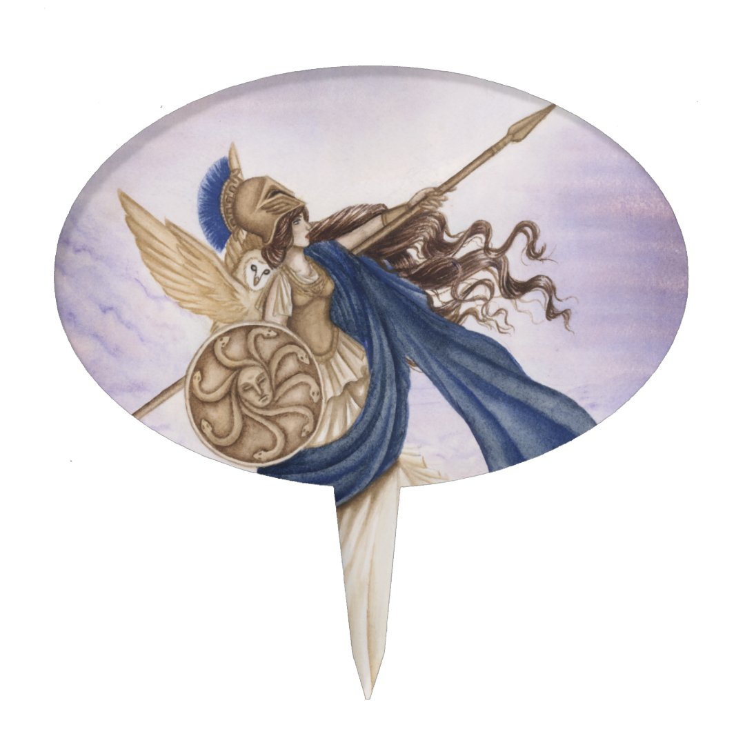 Athena Cake Topper | Zazzle