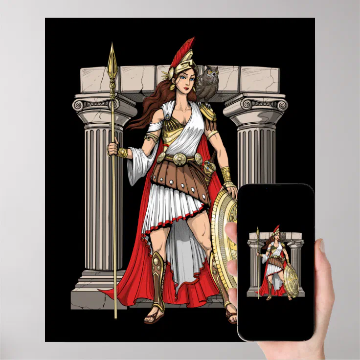 Athena Greek Goddess Poster | Zazzle