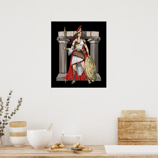 Athena Greek Goddess Poster | Zazzle
