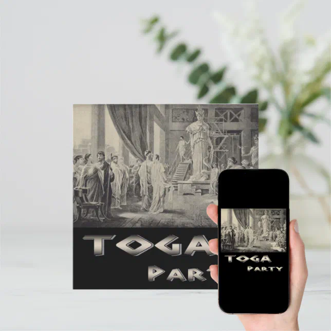 Athena in the Parthenon Invitation | Zazzle