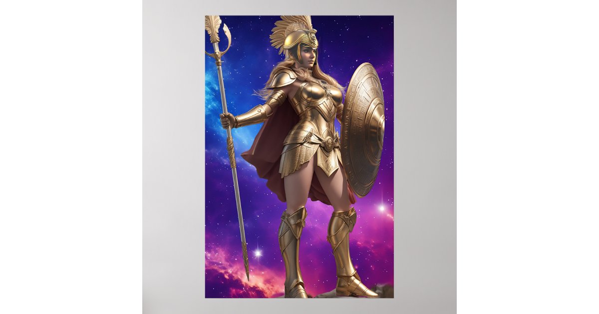 Athena Mythology Series Poster | Zazzle