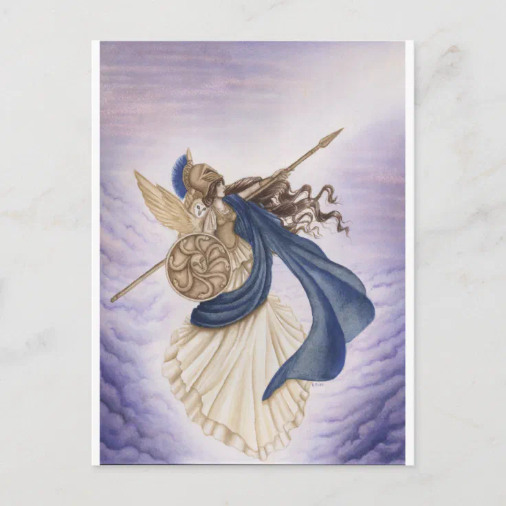 Athena Postcard | Zazzle