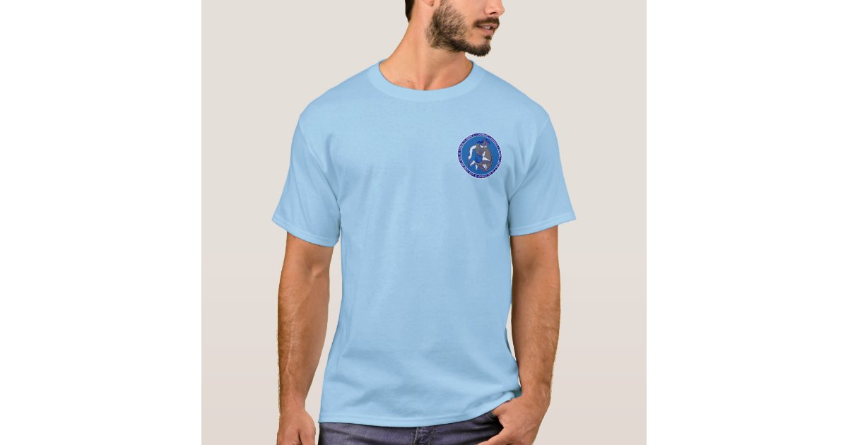 Athenian Blue & White Hoplite Seal Shirt | Zazzle