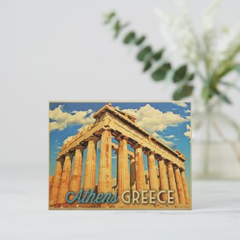 Athens Greece Parthenon Postcard | Zazzle