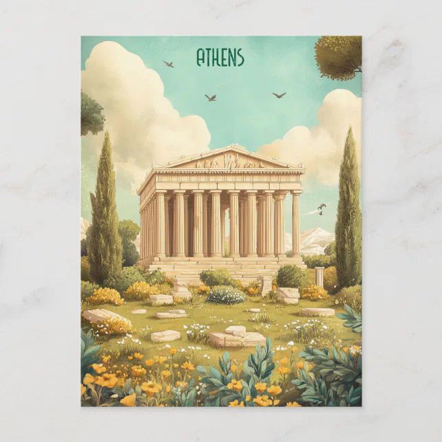 Athens Greece Postcard | Zazzle