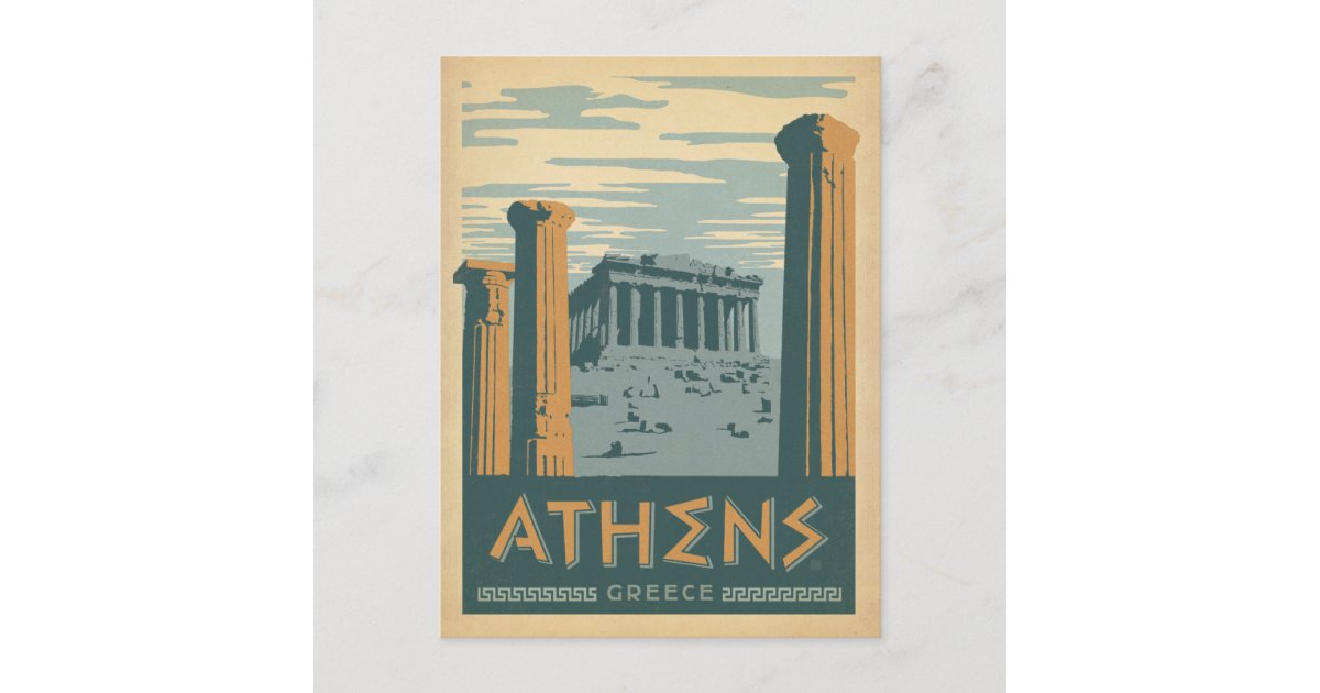 Athens, Greece Postcard | Zazzle