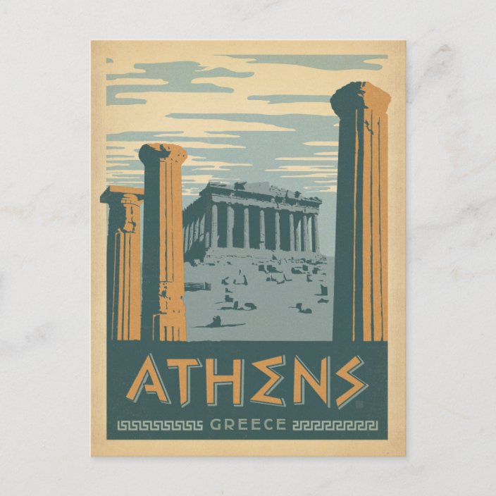 Athens, Greece Postcard | Zazzle.com