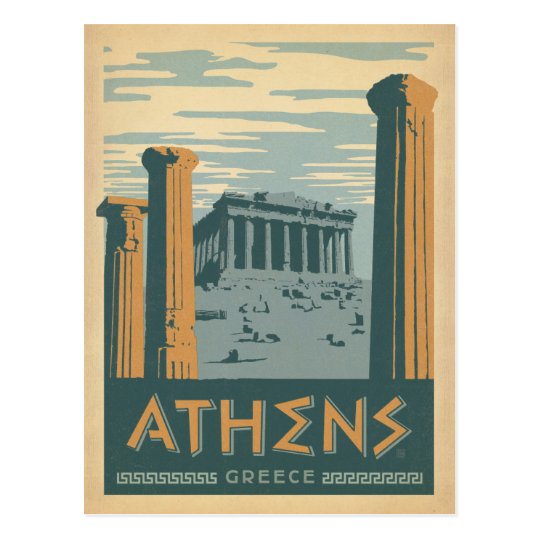 Athens, Greece Postcard | Zazzle.com